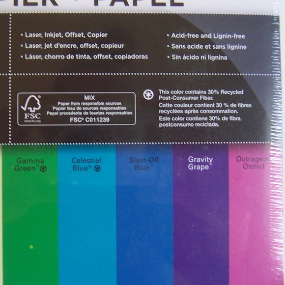 ASTROBRIGHTS | Office | Astrobrights Radiant Rainbow Paper | Poshmark